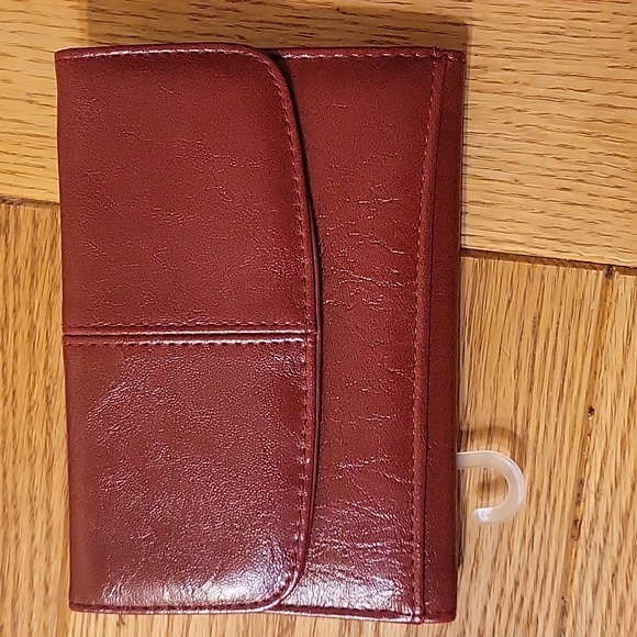 Source Unknown | Bags | Reddish Waller W A Snap Front Zipper Pocket In ...